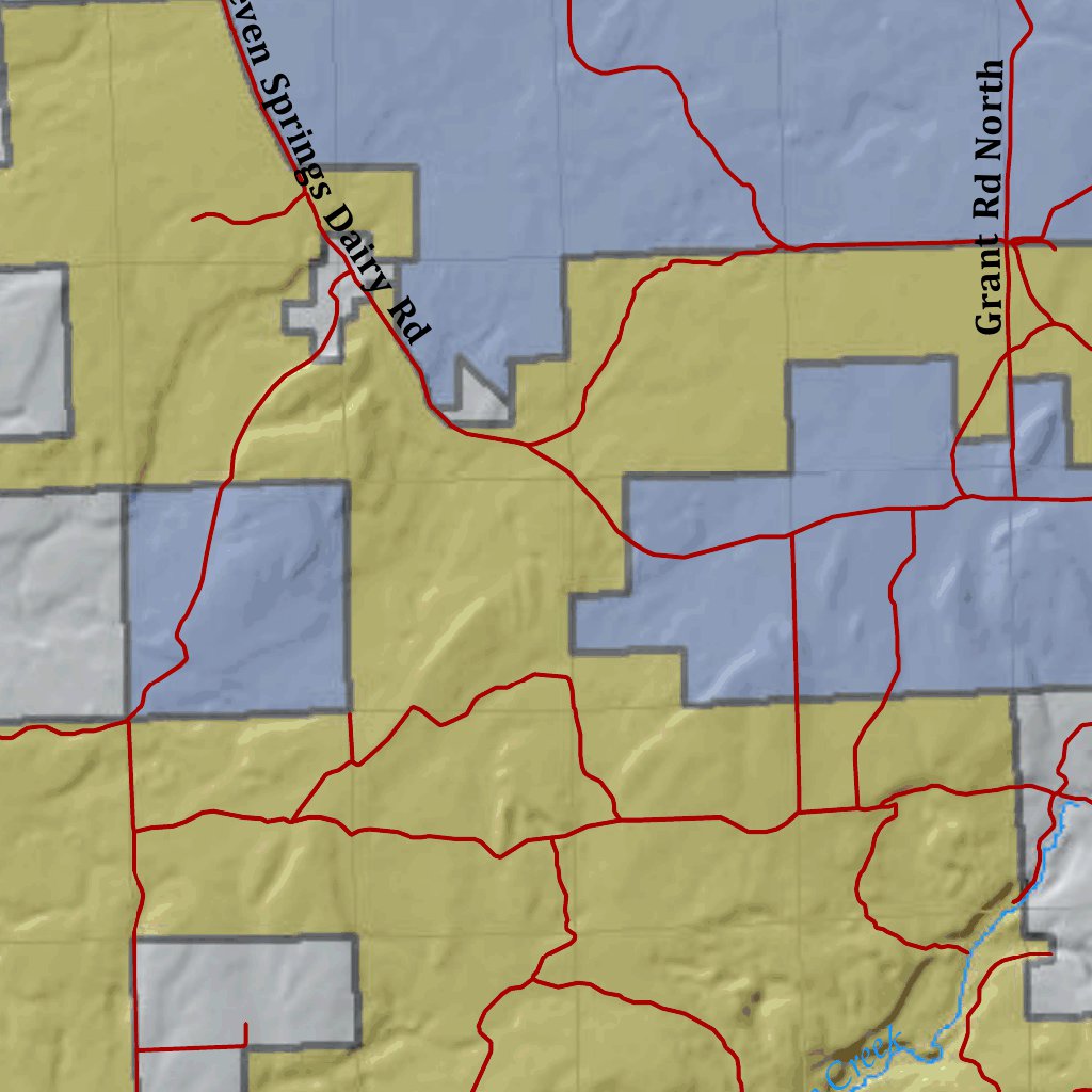 Washington Hunting Unit(s) 133 136 Landownership Map by HuntData LLC ...