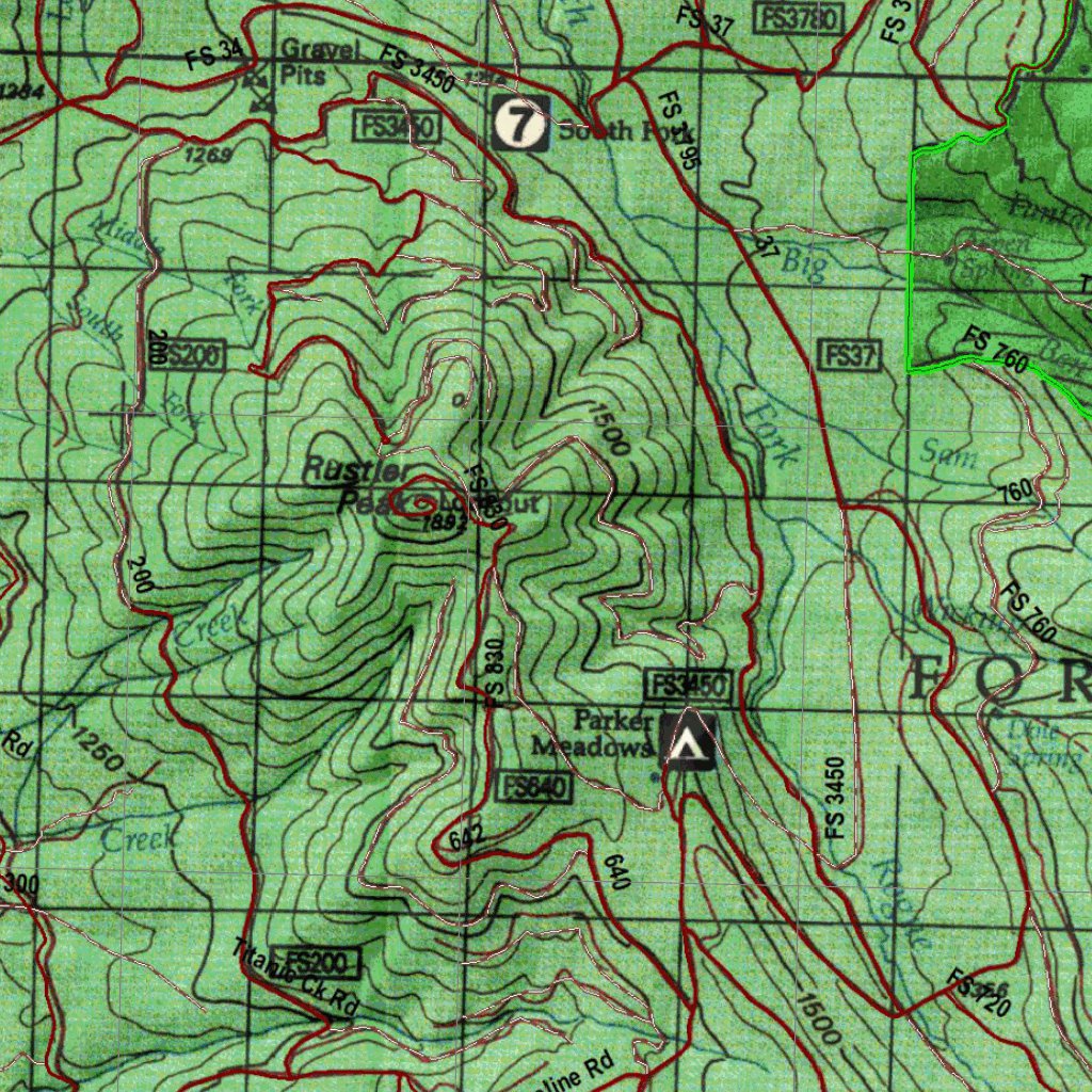 Oregon Hunting Unit 31, Keno Land Ownership Map by HuntData LLC ...
