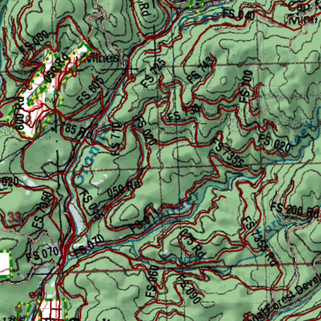 Oregon Hunting Unit 50, Desolation Land Ownership Map by HuntData LLC ...