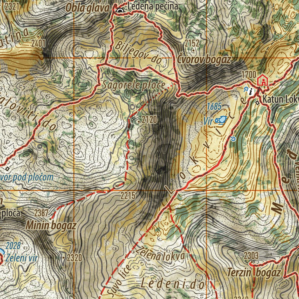 Durmitor mountaineering Map / planinarska mapa by Geoforma FZE | Avenza ...