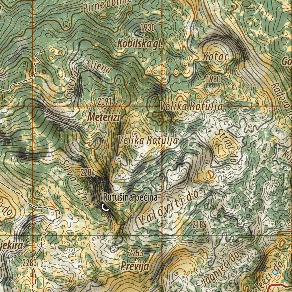 Durmitor mountaineering Map / planinarska mapa by Geoforma FZE | Avenza ...