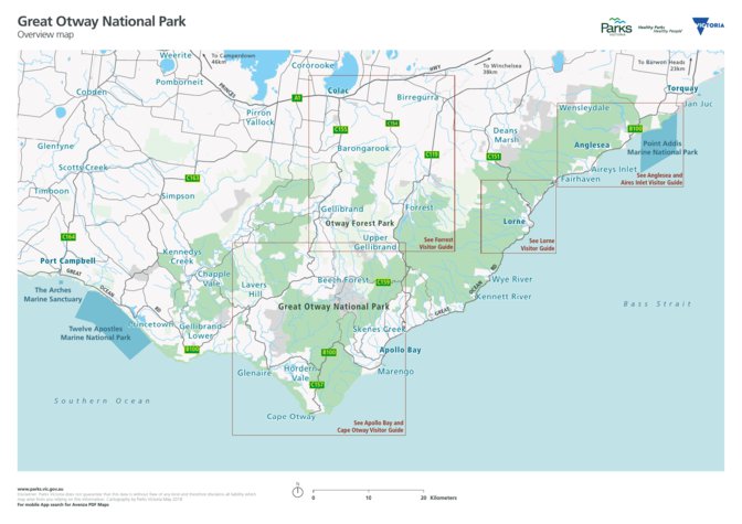 Great Otway National Park - Overview Port Campbell to Torquay Visitor ...