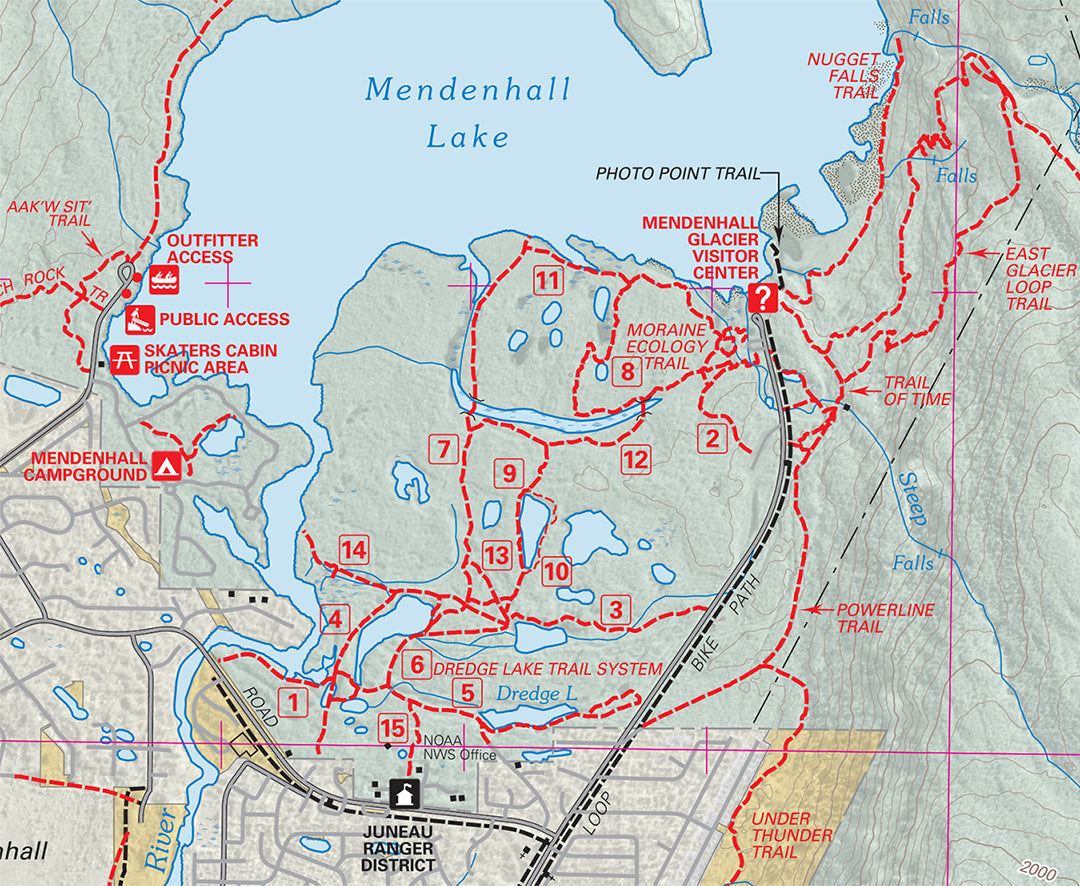 Juneau Area Trails Guide - Map bundle by US Forest Service R10 | Avenza ...