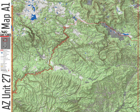 Arizona Unit 27 Map by Game Planner Maps | Avenza Maps