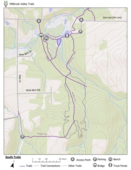 Millbrook Valley South Trails Map by Cavan Monaghan Township | Avenza Maps