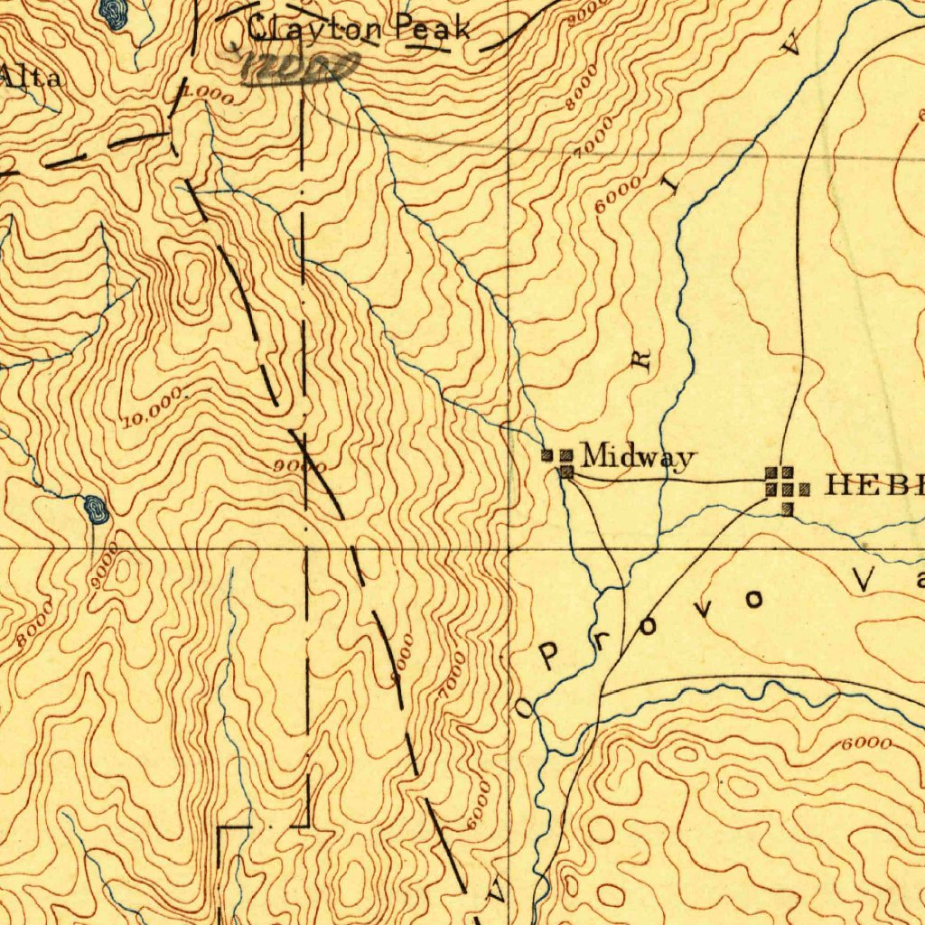 Salt Lake Utah 1885 Edition Reprint 1921 Map by TESS Cartography ...