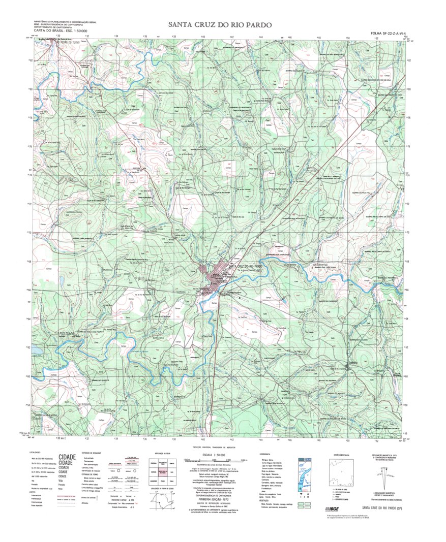 SANTA CRUZ DO RIO PARDO Map by ENGESAT INTERNATIONAL | Avenza Maps