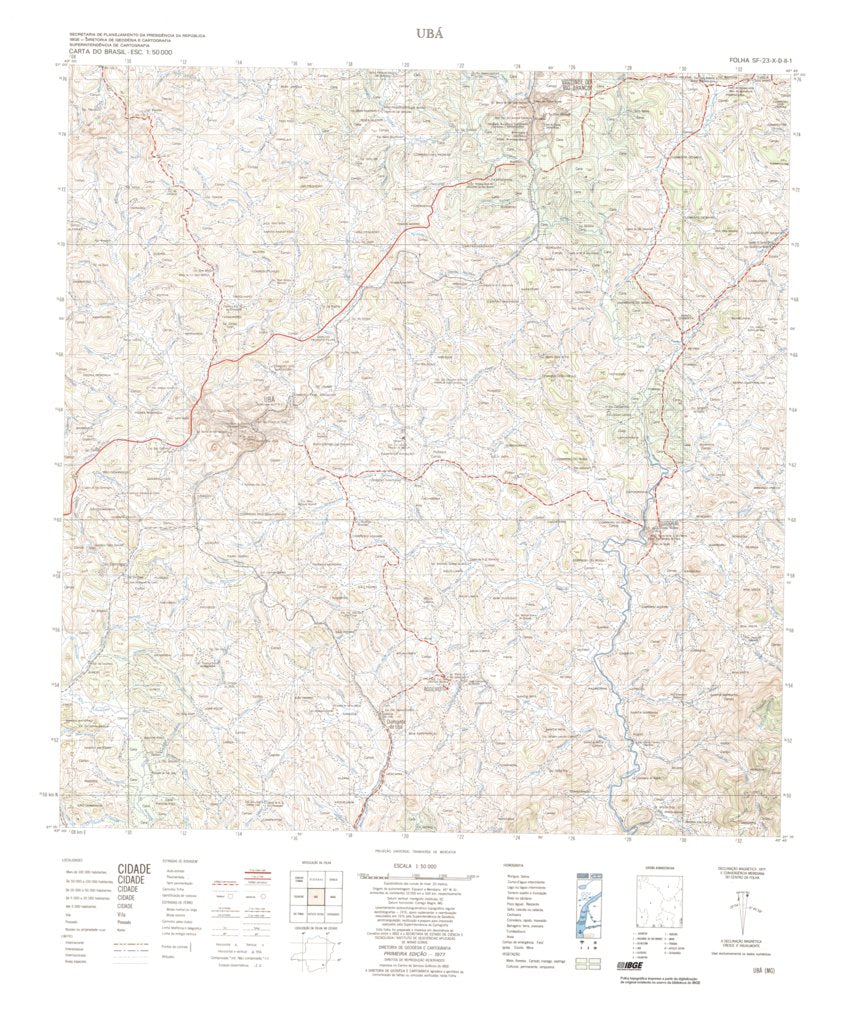 UBÁ.. Map by ENGESAT INTERNATIONAL | Avenza Maps
