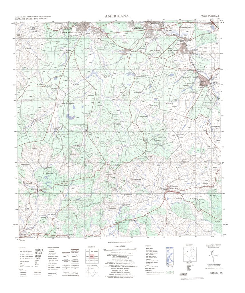 AMERICANA Map by ENGESAT INTERNATIONAL | Avenza Maps