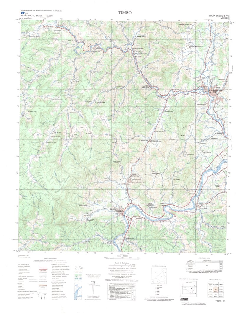 TIMBÓ Map by ENGESAT INTERNATIONAL | Avenza Maps