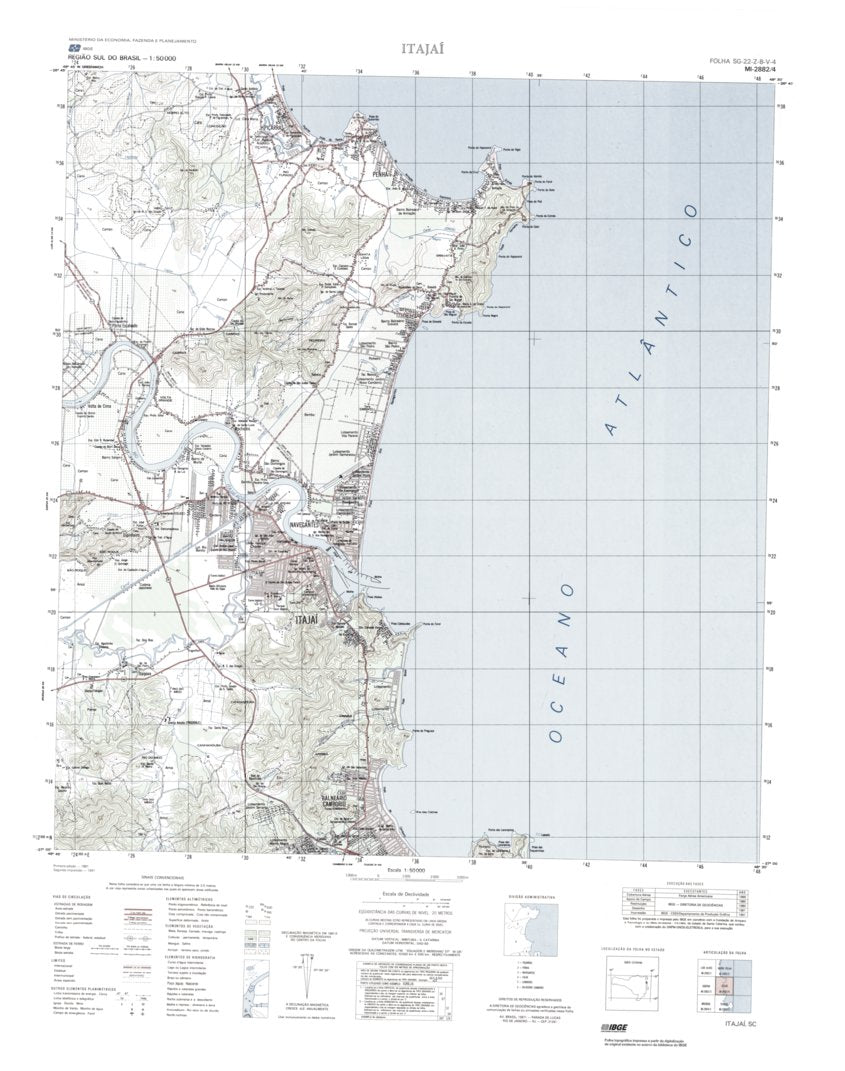 ITAJAÍ Map by ENGESAT INTERNATIONAL | Avenza Maps