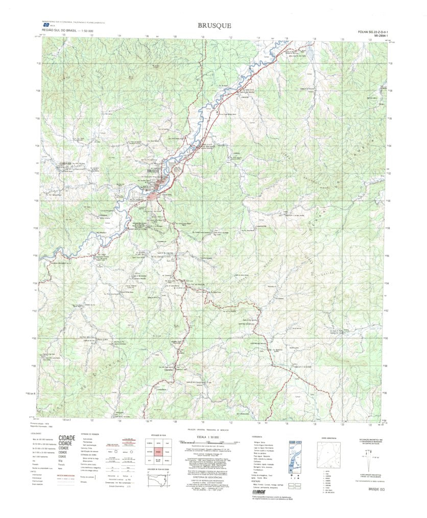 BRUSQUE Map by ENGESAT INTERNATIONAL | Avenza Maps