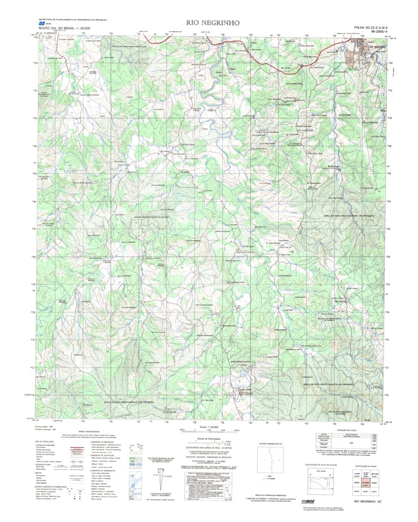 RIO NEGRINHO Map by ENGESAT INTERNATIONAL | Avenza Maps