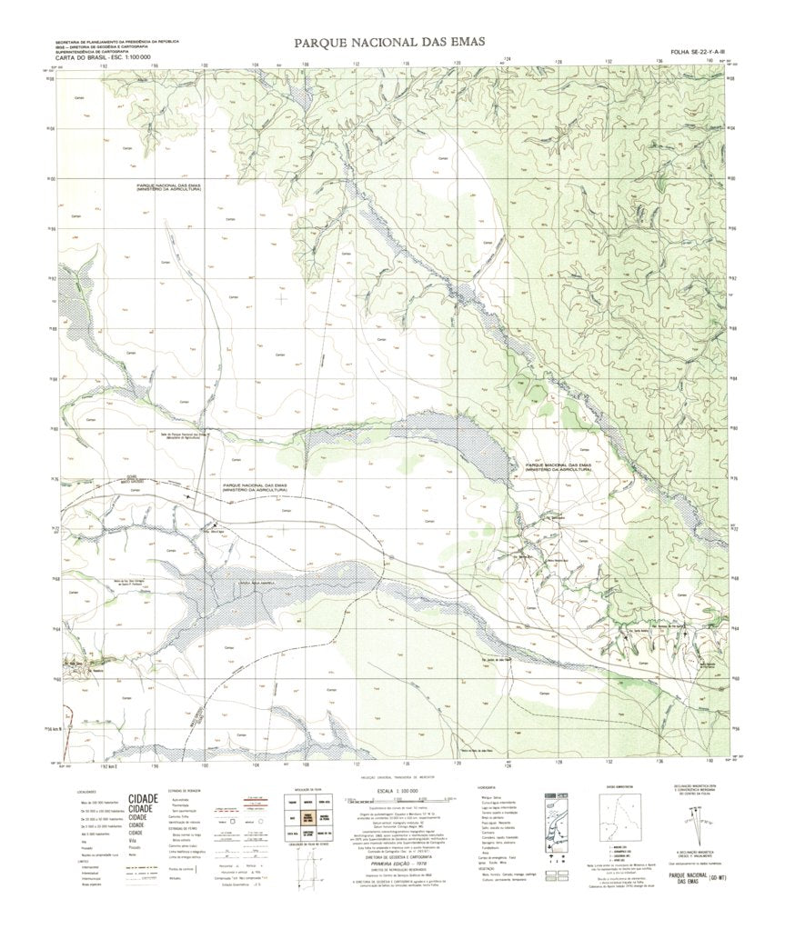 PARQUE NACIONAL DAS EMAS Map by ENGESAT INTERNATIONAL | Avenza Maps