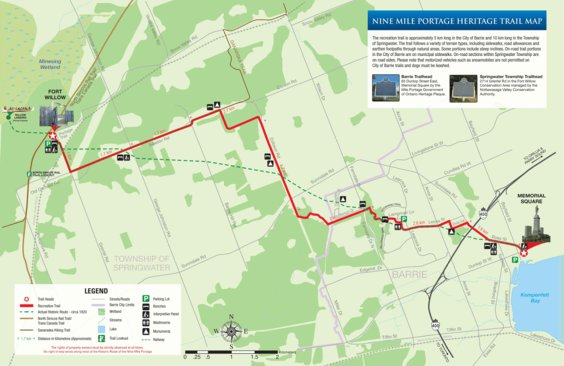 Nine Mile Portage - Trail Map by Avenza Systems Inc. | Avenza Maps