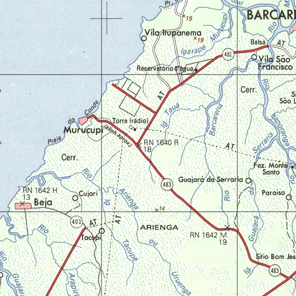 BELÉM (1987) Map by ENGESAT INTERNATIONAL | Avenza Maps