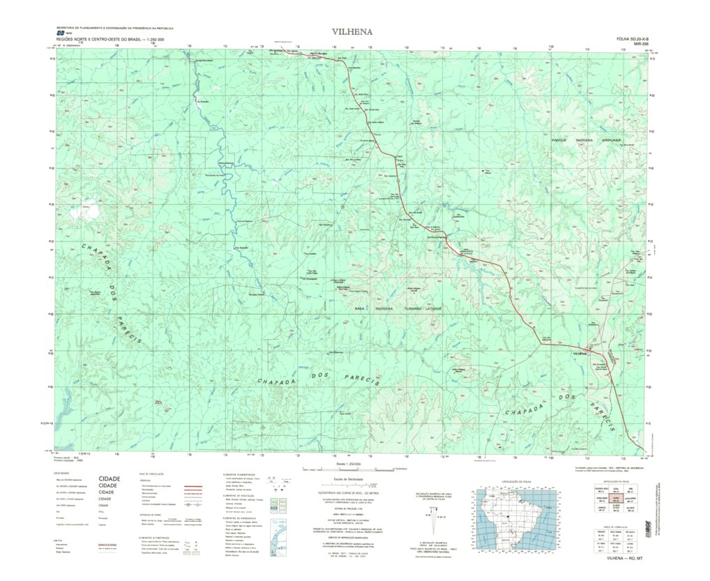 VILHENA Map by ENGESAT INTERNATIONAL | Avenza Maps