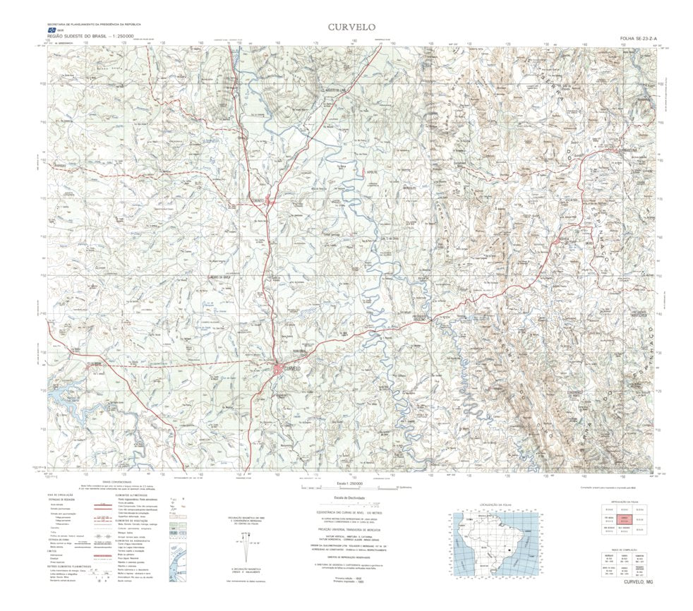 CURVELO Map by ENGESAT INTERNATIONAL | Avenza Maps
