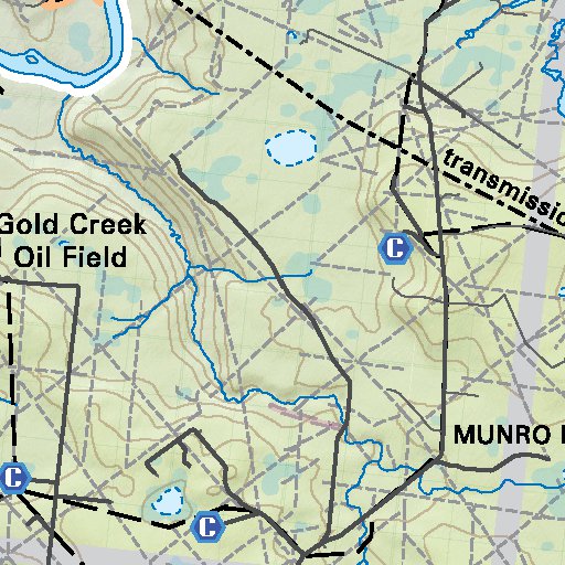 NOAB17 Grande Prairie - Northern Alberta Topo Map by Backroad Mapbooks ...