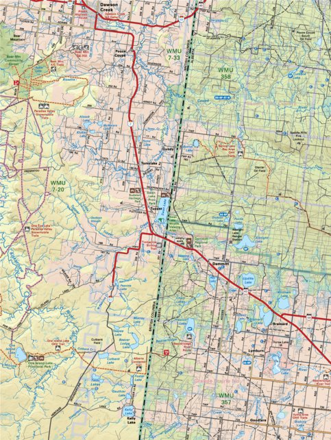 NOAB29 Demmitt - Northern Alberta Topo Map by Backroad Mapbooks ...