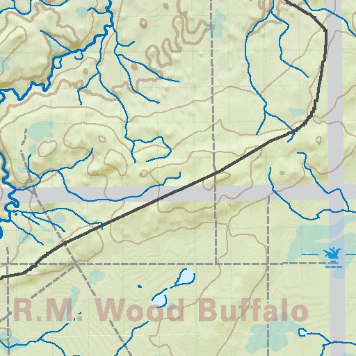 NOAB42 Cowper Lake - Northern Alberta Topo Map by Backroad Mapbooks ...