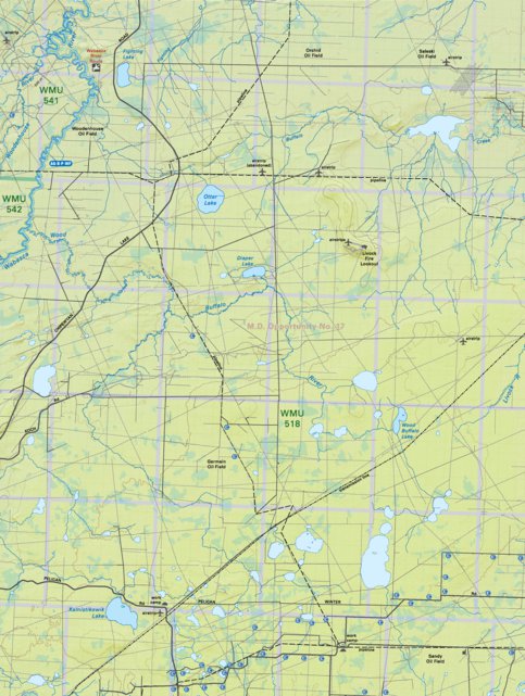 NOAB52 Otter Lake - Northern Alberta Topo Map by Backroad Mapbooks ...