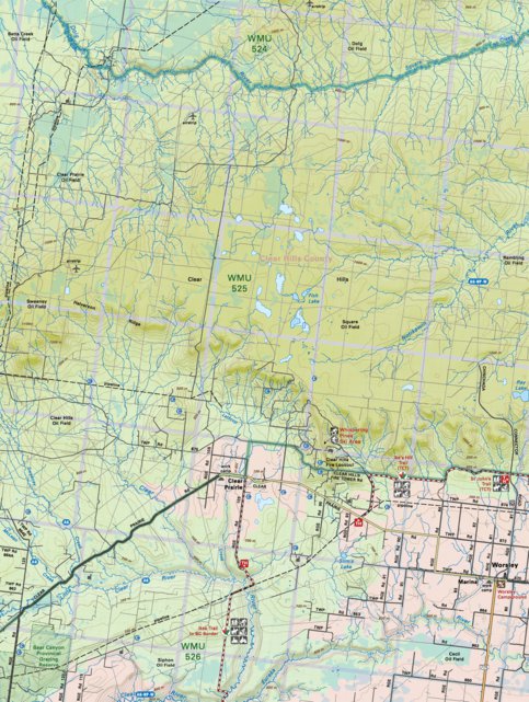 NOAB58 Worsley - Northern Alberta Topo Map by Backroad Mapbooks ...