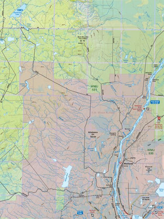 WMU 530 Delta Alberta Hunting Topo Map Bundle map by Backroad Mapbooks ...