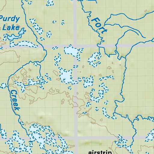 NOAB90 Fort Chipewyan - Northern Alberta Topo Map by Backroad Mapbooks ...