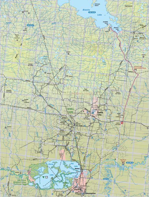 NOAB92 Zama City - Northern Alberta Topo Map by Backroad Mapbooks ...