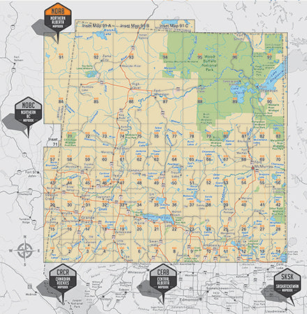Backroad Mapbook Northern Alberta (NOAB Map Bundle) by Backroad ...