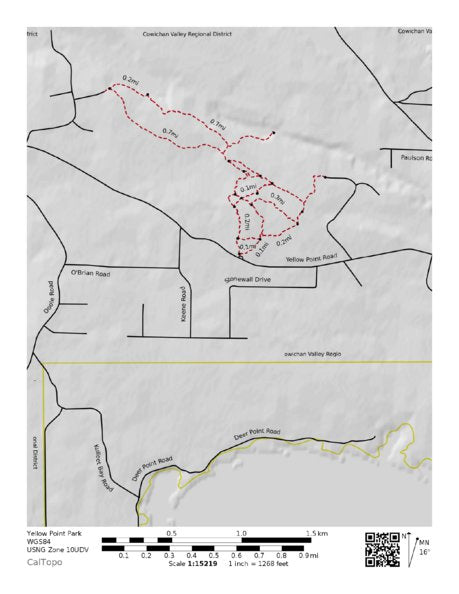 Horse Council BC Yellow Point Park Vanc Isl Map by Horse Council BC ...