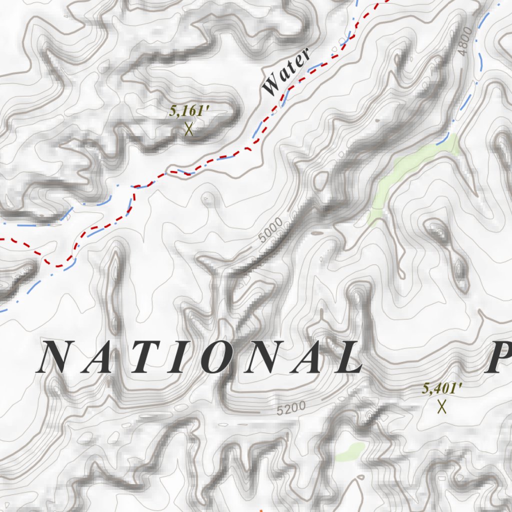 Spanish Bottom, Utah 7.5 Minute Topographic Map by Apogee Mapping, Inc ...