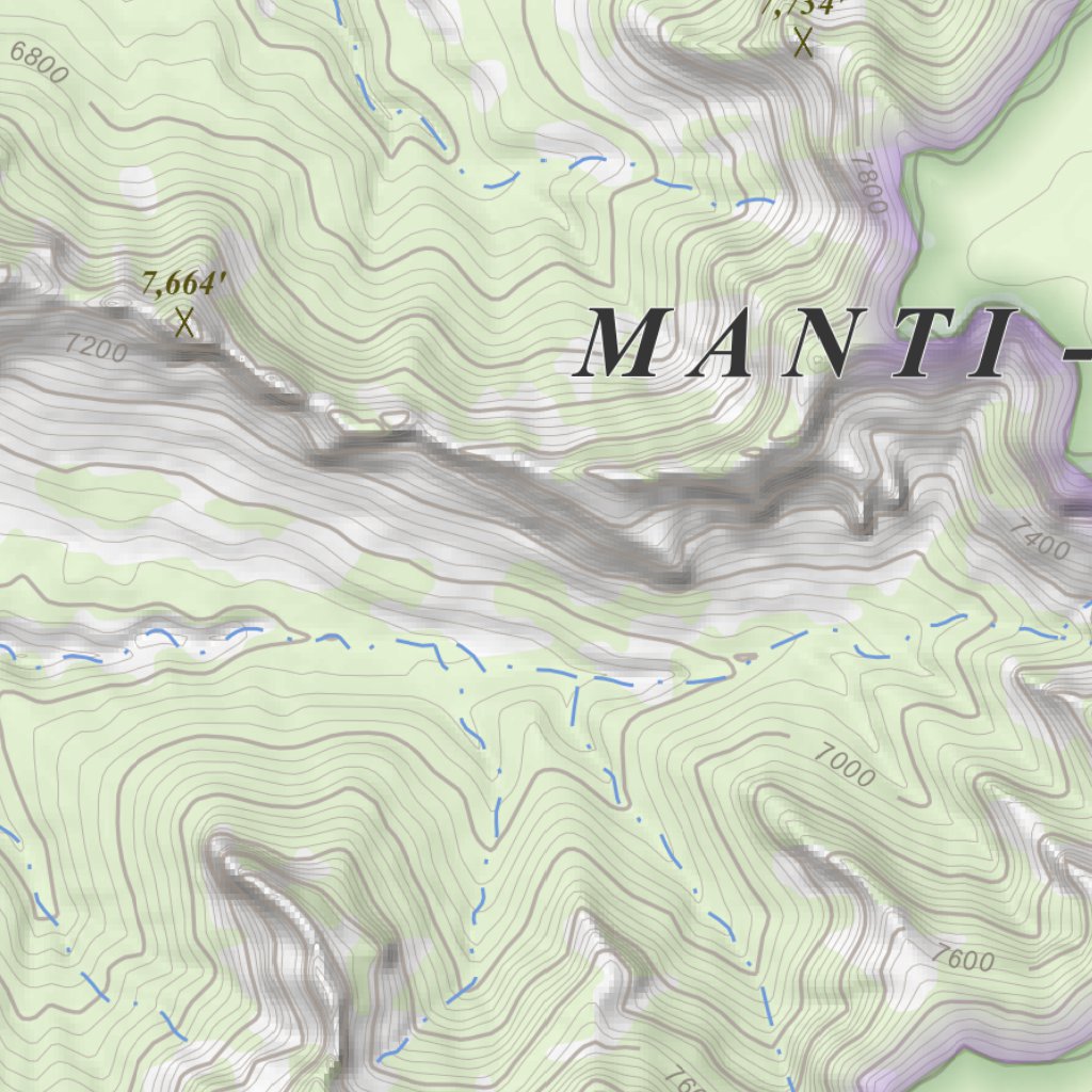 Warren Canyon, Utah 7.5 Minute Topographic Map by Apogee Mapping, Inc ...