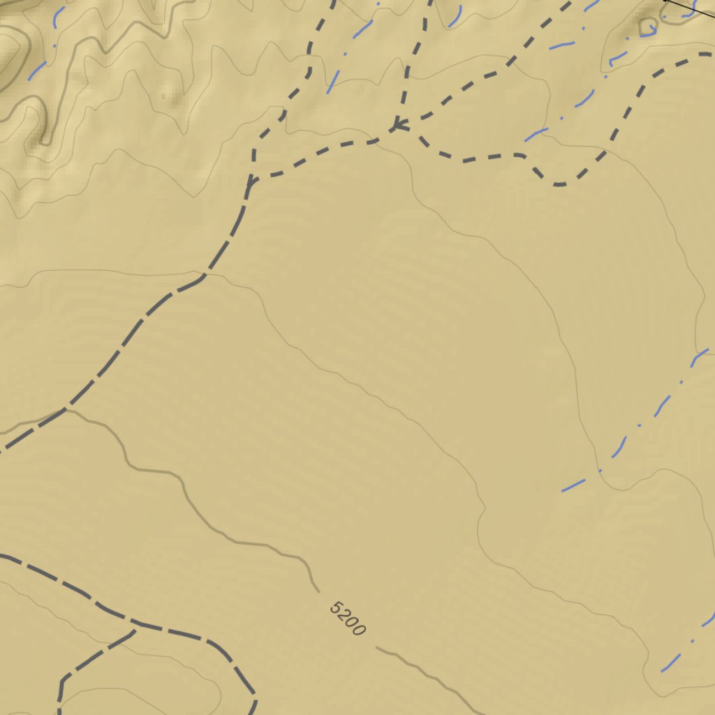 West Clark Bench, Utah 7.5 Minute Topographic Map - Color Hillshade by ...