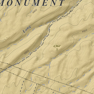 West Clark Bench, Utah 7.5 Minute Topographic Map - Color Hillshade by ...