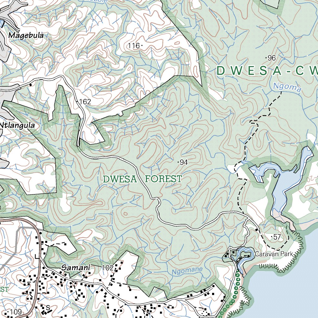 3228BD DWESA Map by Chief Directorate: National Geo-spatial Information ...