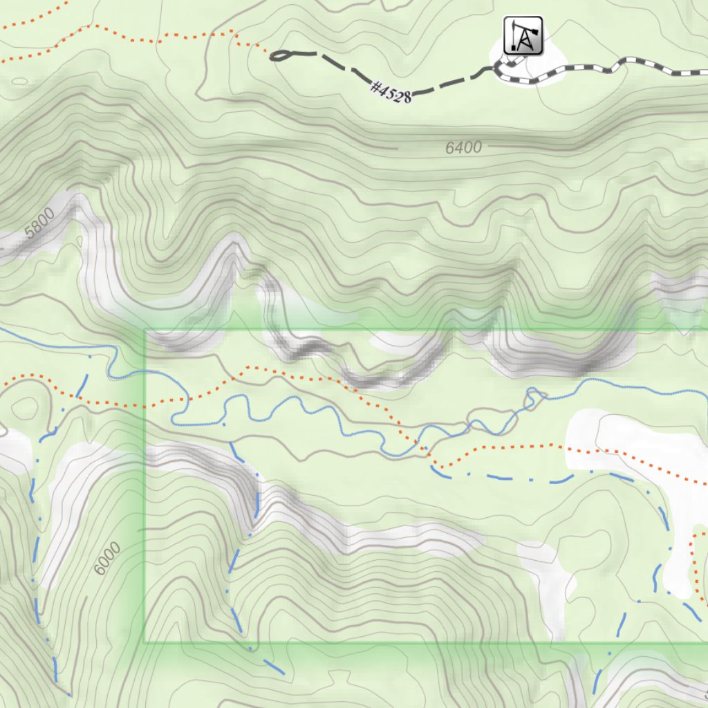 Woods Canyon, Colorado 7.5 Minute Topographic Map by Apogee Mapping ...