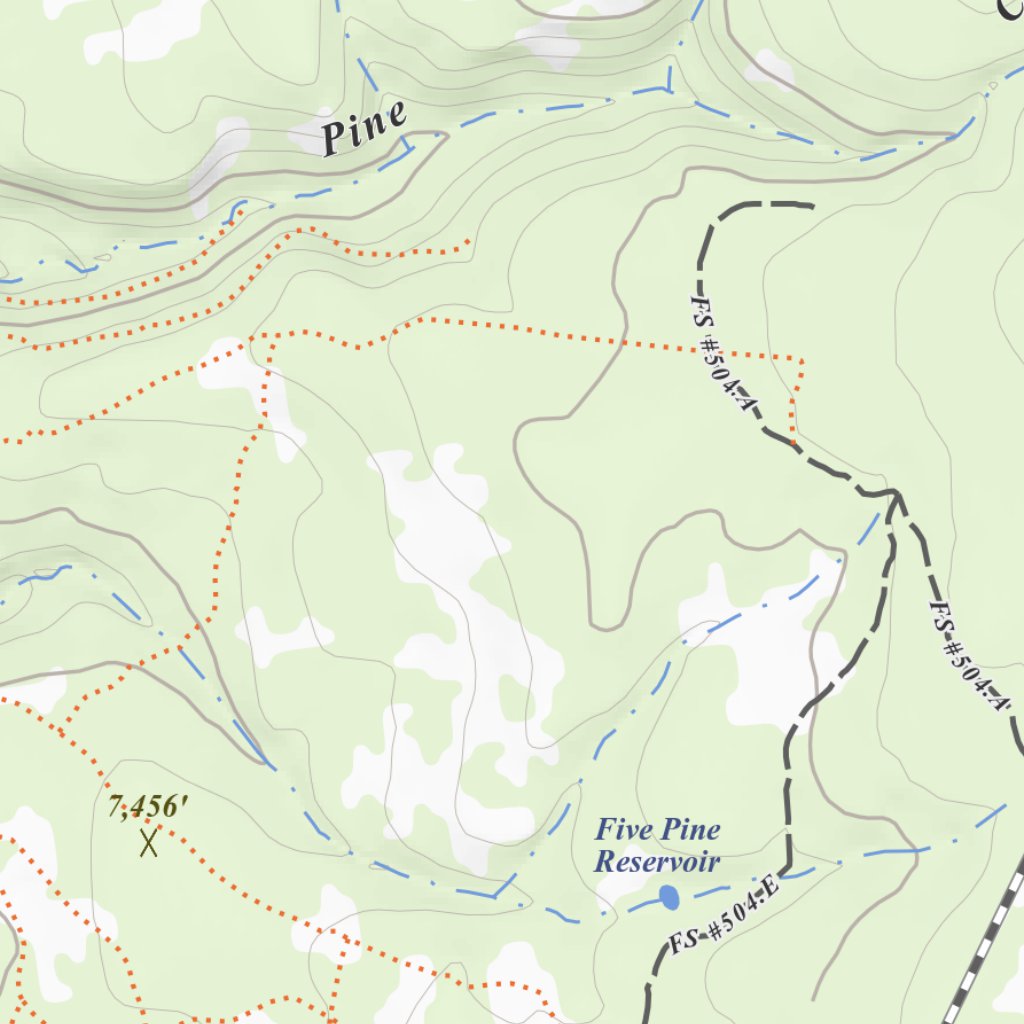 Doe Canyon, Colorado 7.5 Minute Topographic Map by Apogee Mapping, Inc ...