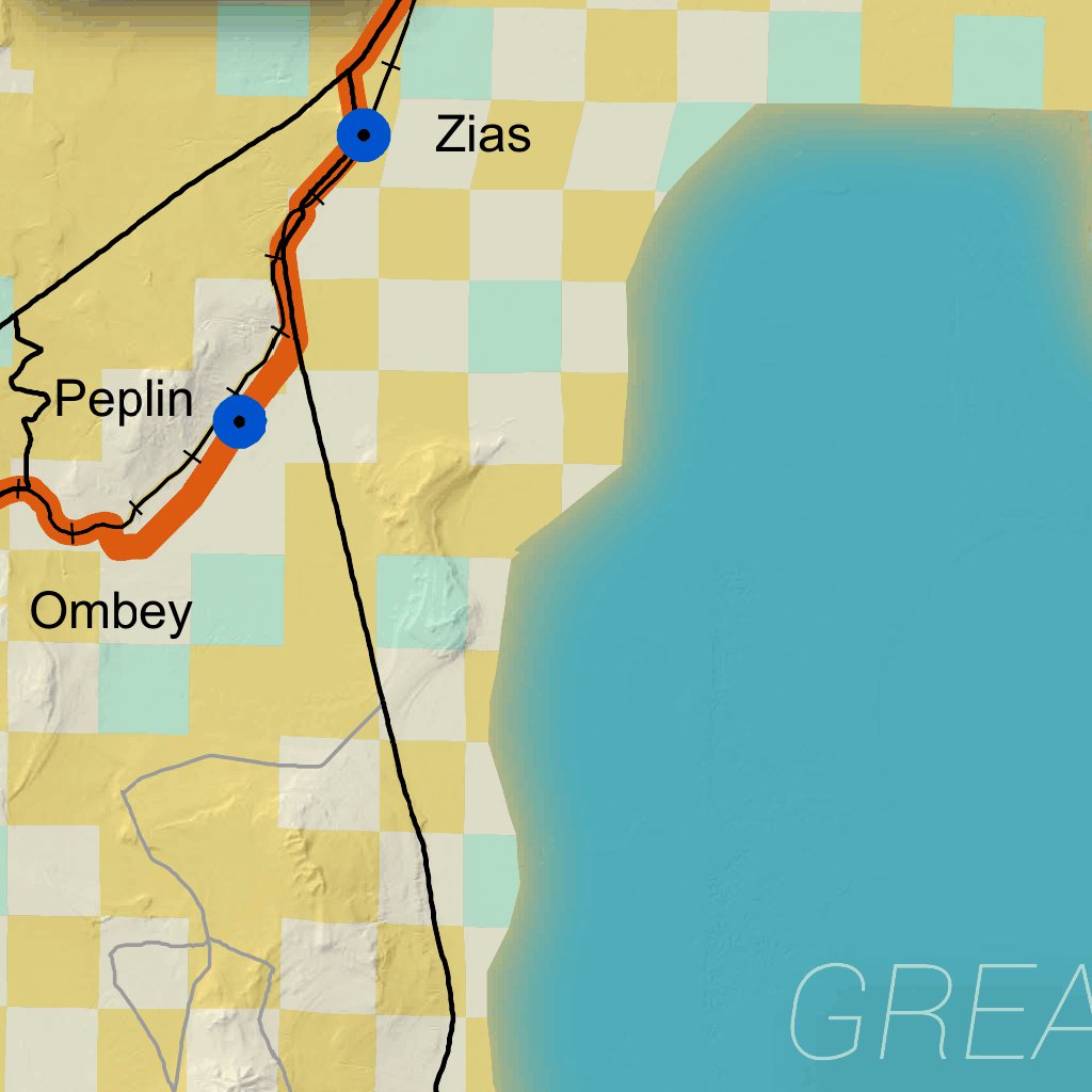 BLM Utah Transcontinental Railroad Backcountry Byway Map by Bureau of ...