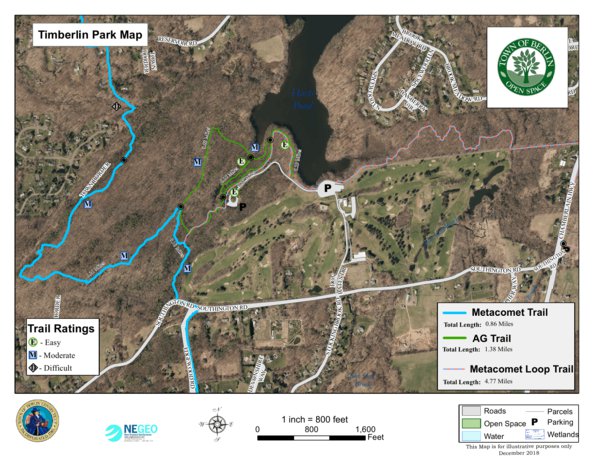 Timberlin Park Map by New England Geosystems | Avenza Maps
