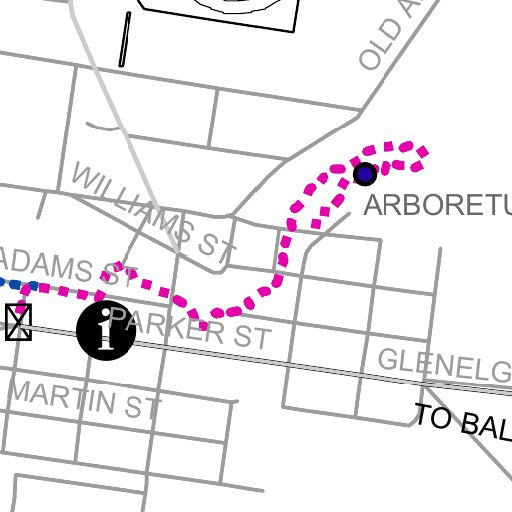 Dunkeld Walking Trails Map by Mapping Services Australia Pty Ltd ...