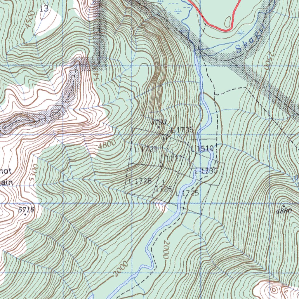 Skagit River, BC (092H03 CanMatrix) Map by Natural Resources Canada ...