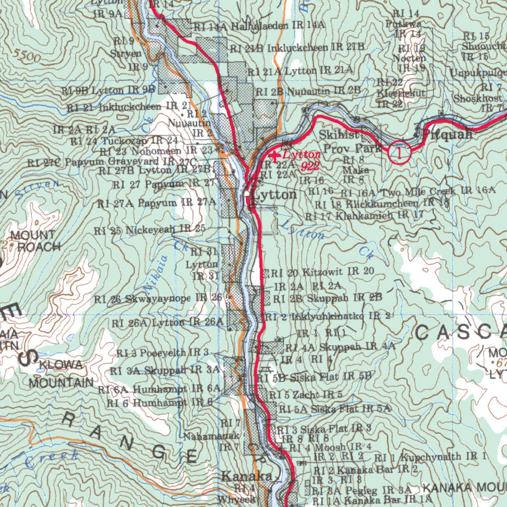 Merritt, BC (092I02 CanMatrix) Map by Natural Resources Canada | Avenza ...