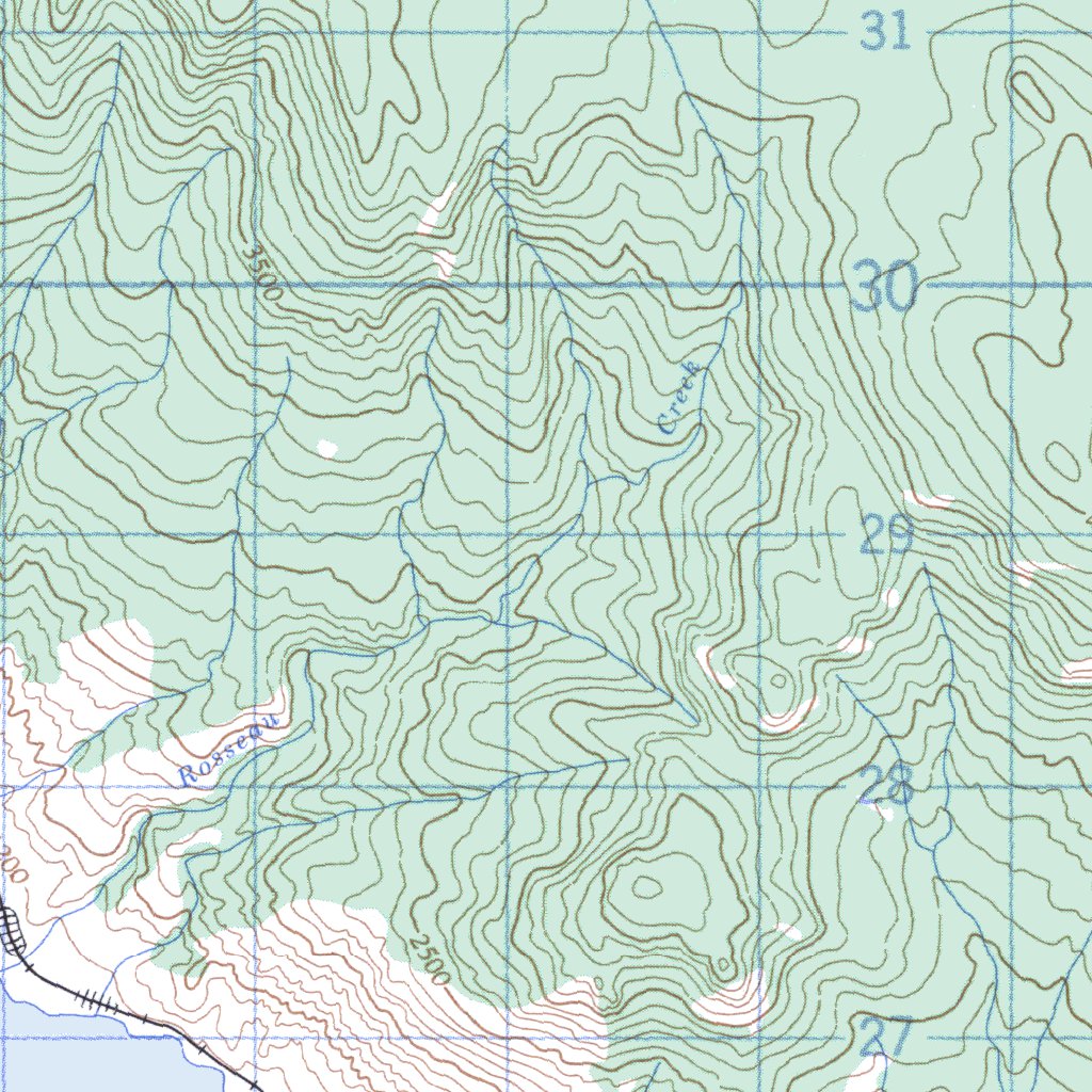 Tranquille River, BC (092I15 CanMatrix) Map by Natural Resources Canada ...