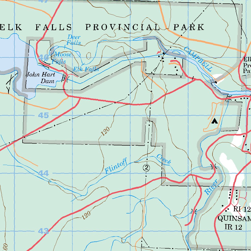 Quadra Island, BC (092K03 CanMatrix) Map by Natural Resources Canada ...