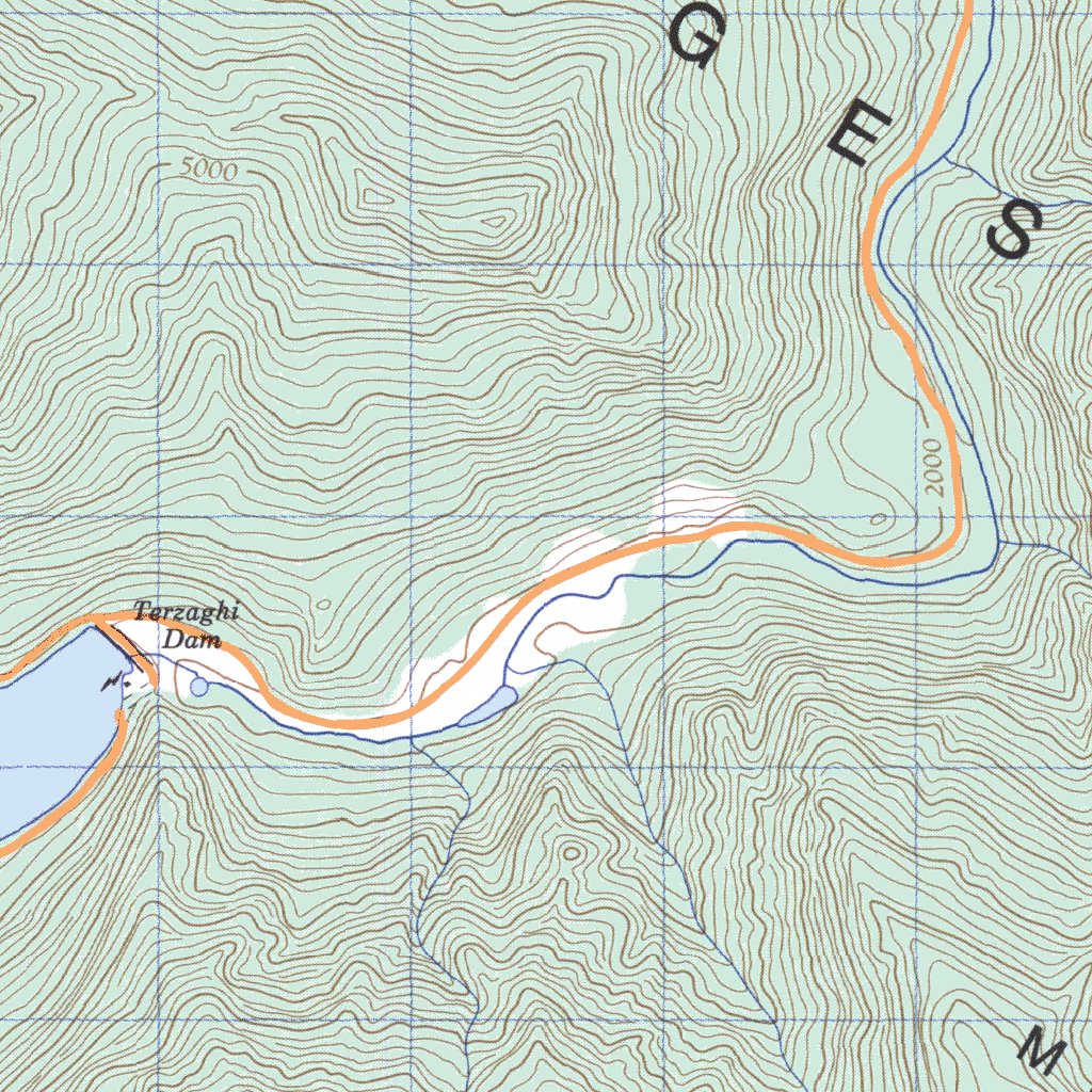 Bridge River, BC (092J16 CanMatrix) Map by Natural Resources Canada ...