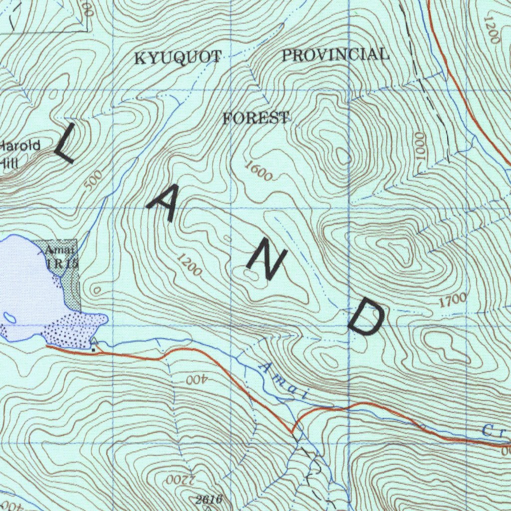 Kyuquot, BC (092L03 CanMatrix) Map by Natural Resources Canada | Avenza ...