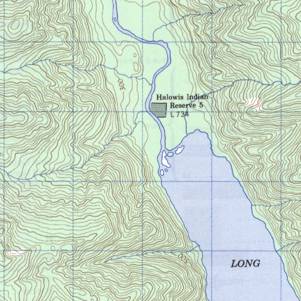 Smith Inlet, BC (092M06 CanMatrix) Map by Natural Resources Canada ...