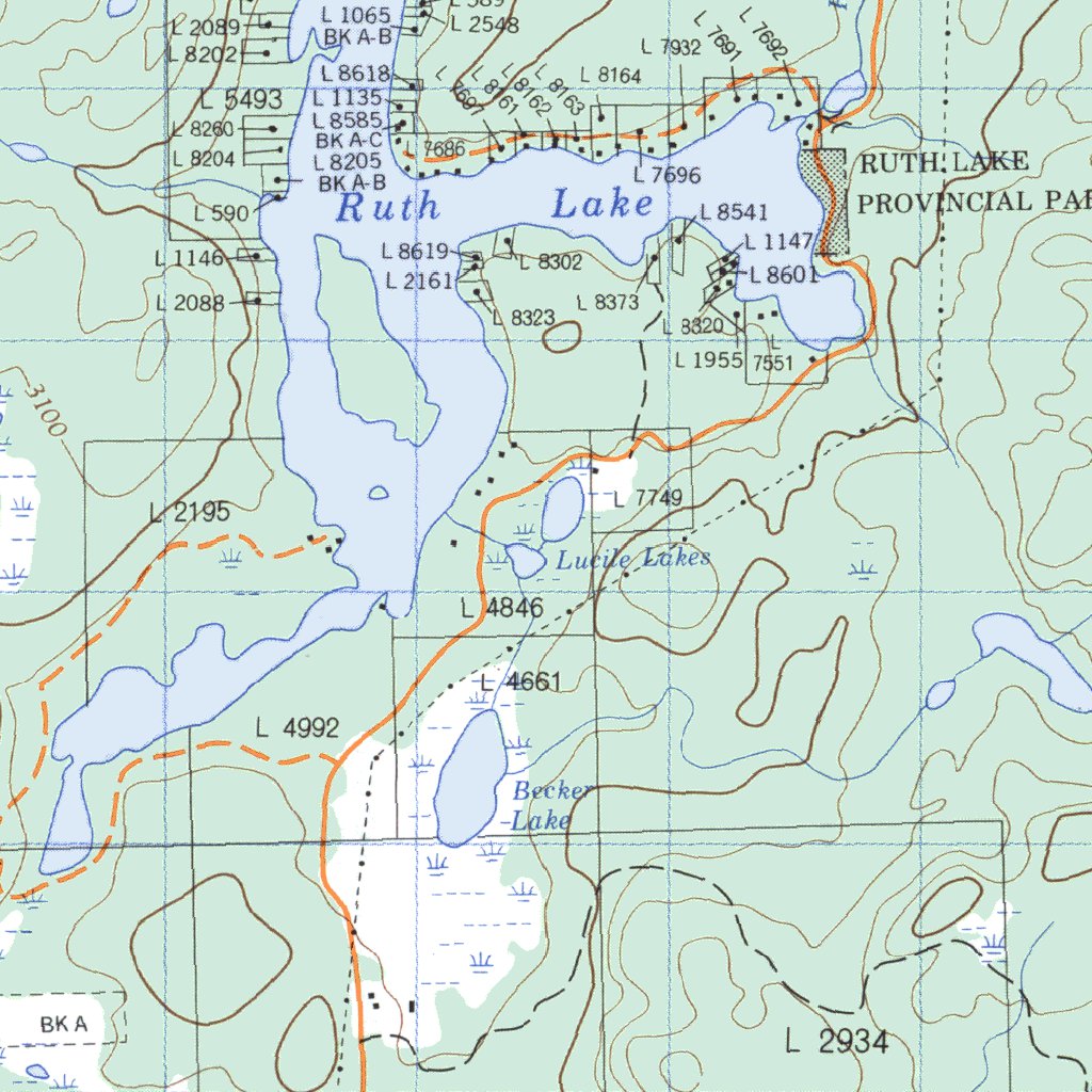 Lac La Hache, BC (092P14 CanMatrix) Map by Natural Resources Canada ...